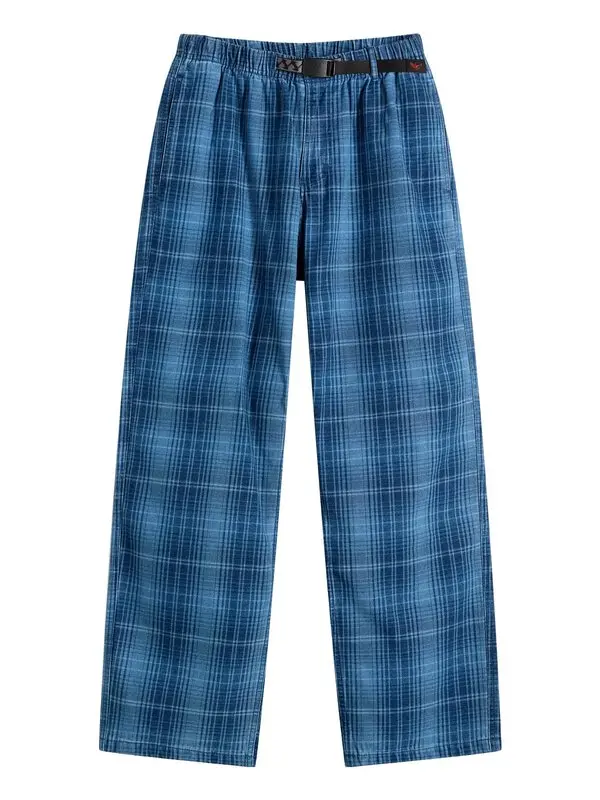 Gramicci O.g. Denim Plaid Pant - Indigo Checkered Plaid