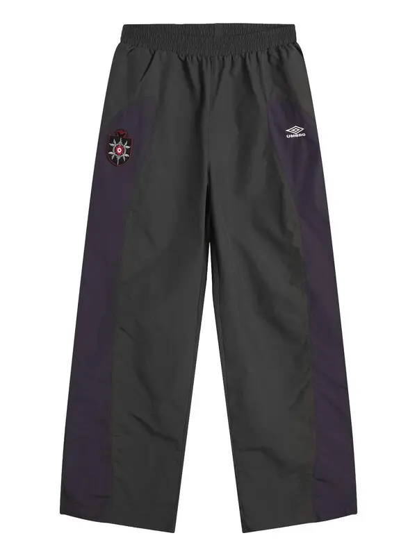 UMBRO BY SLAM JAM Rose Crest Track Pants - Dark Grey Dark Purple