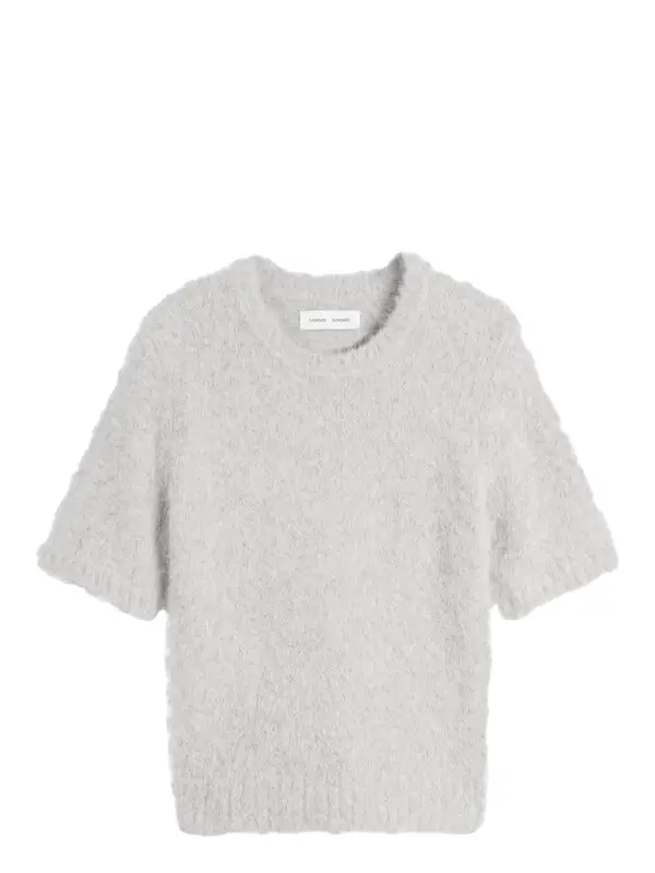 SAMSØE SAMSØE Sajeanne Knit Top - Light Grey Melange