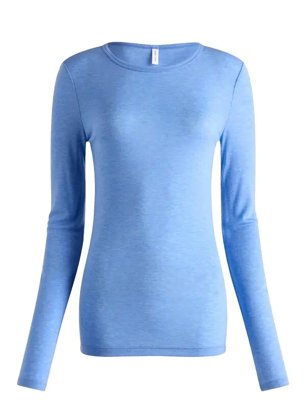 SAMSØE SAMSØE Sadou Long Sleeve T-shirt - Della Robbia Blue