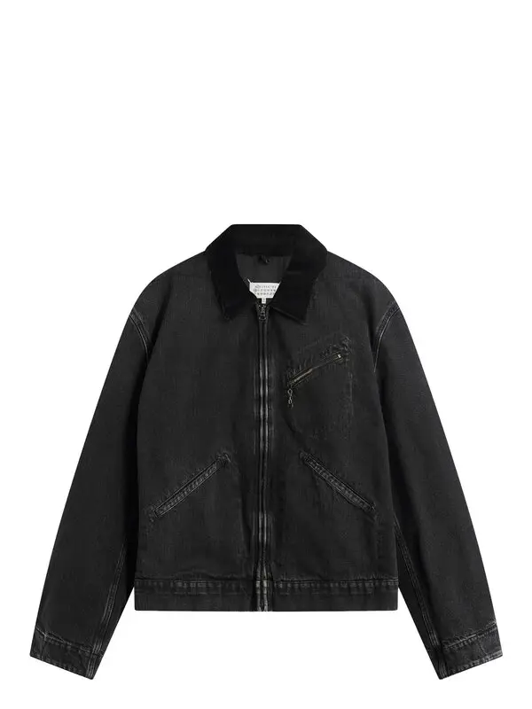MAISON MARGIELA Washed Denim Jacket - Washed Black