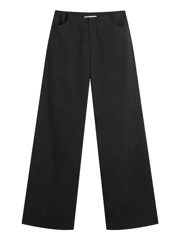 PEACHY DEN Twiggy Stretch Tailored Trousers - Onyx