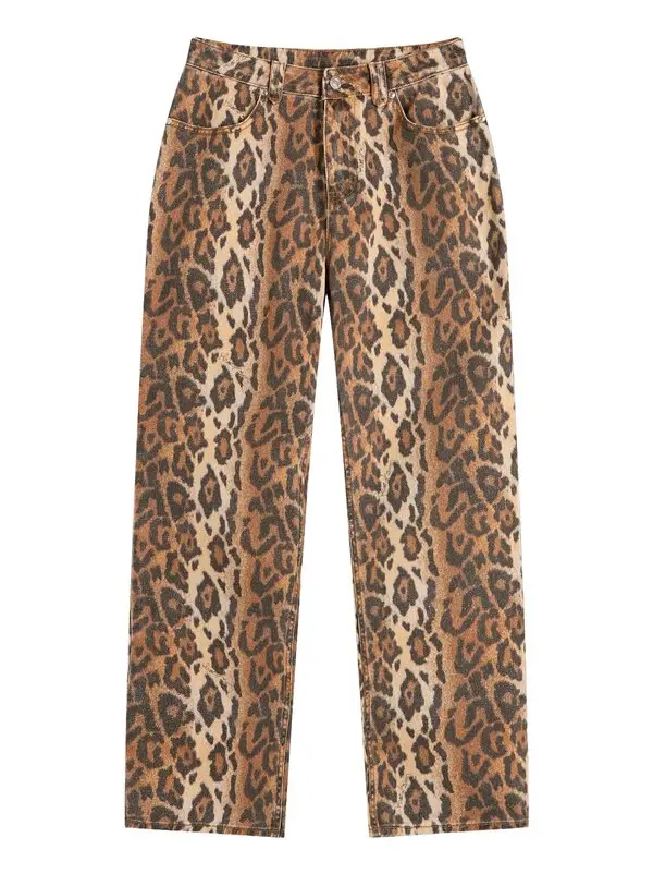 HOUSE OF SUNNY Leopard Jessie Jeans - Multi