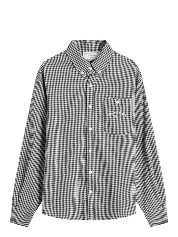 HOUSE OF SUNNY Gingham Shirt - Navy