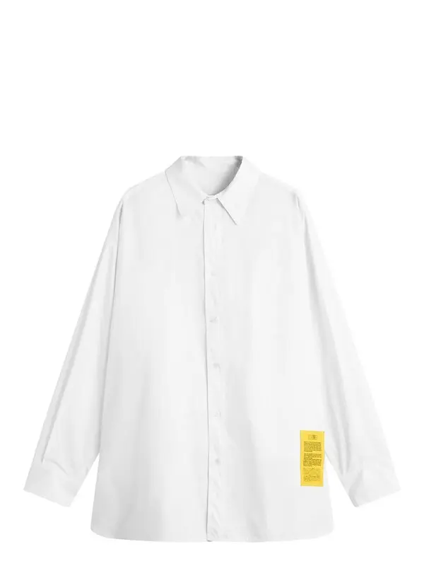 MAISON MARGIELA Oversized Long Sleeve Shirt - White