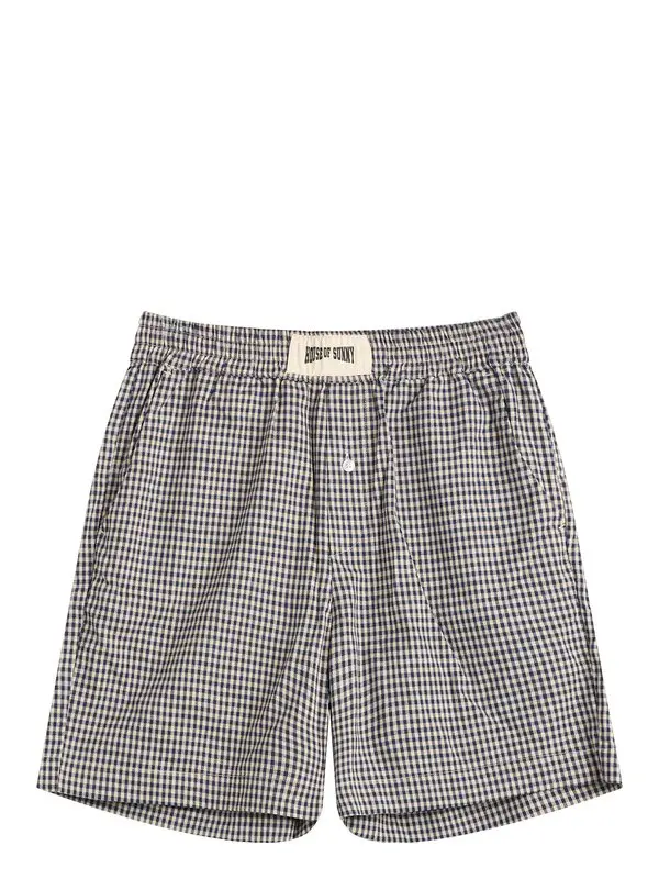 HOUSE OF SUNNY Classic Lounge Box Fit Shorts - Navy