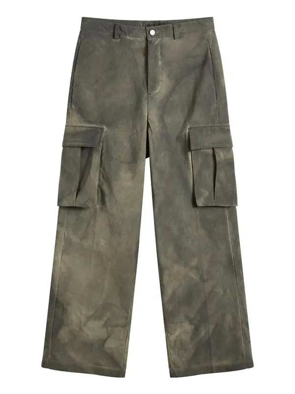 COLE BUXTON Cold Wash Cargo Trousers - Khaki