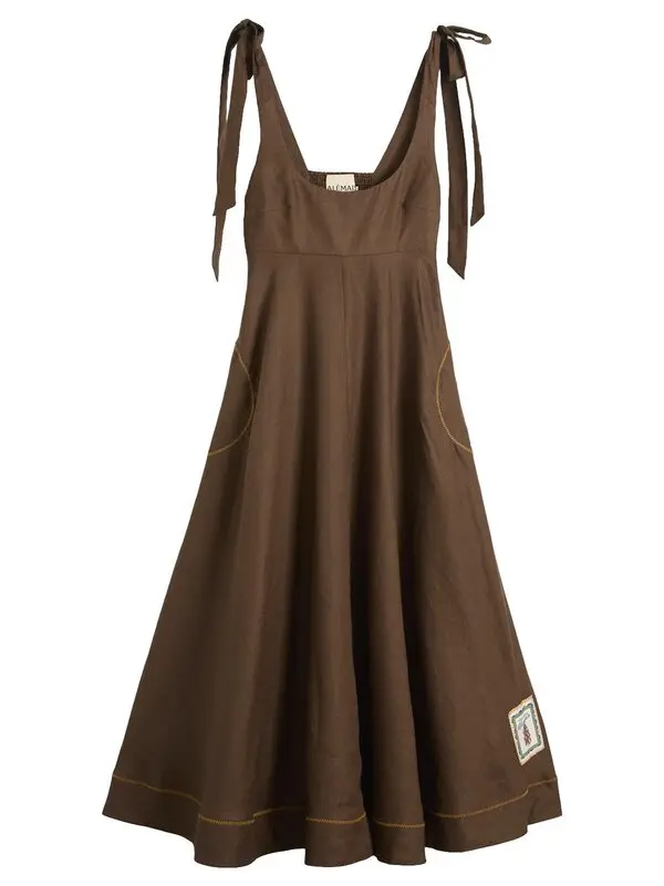 ALEMAIS Vito Ballet Sundress - Chocolate
