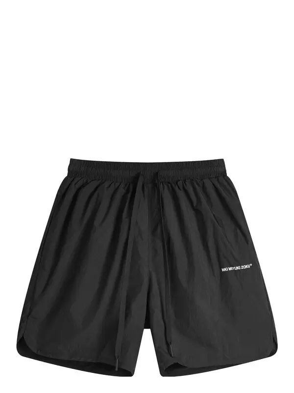 MKI MIYUKI ZOKU Active Nylon Shorts - Black