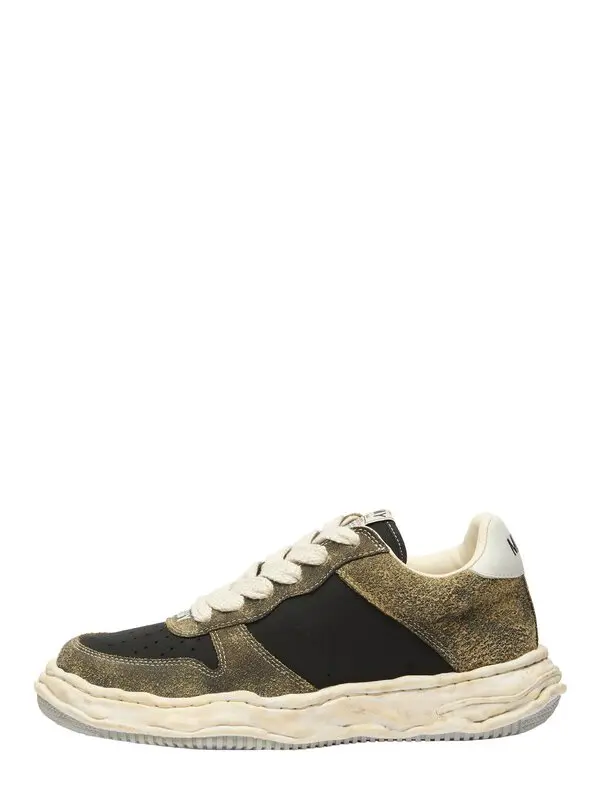 Mihara Yasuhiro Wayne Nylon Vintage Sneakers - Black