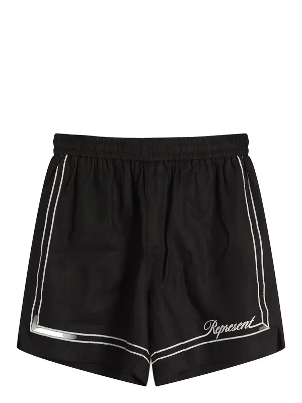 REPRESENT Border Vacation Short - Jet Black