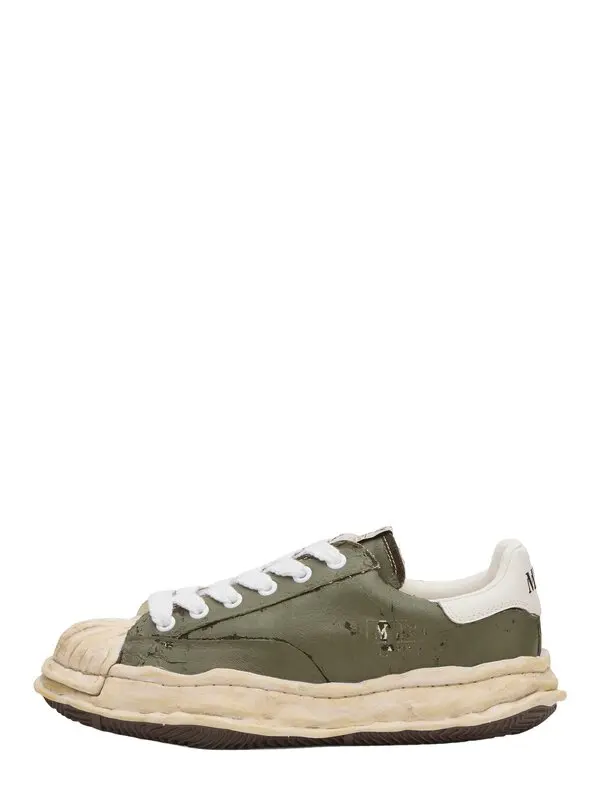 Mihara Yasuhiro Blakey Torn Film Low-top Sneakers - Khaki