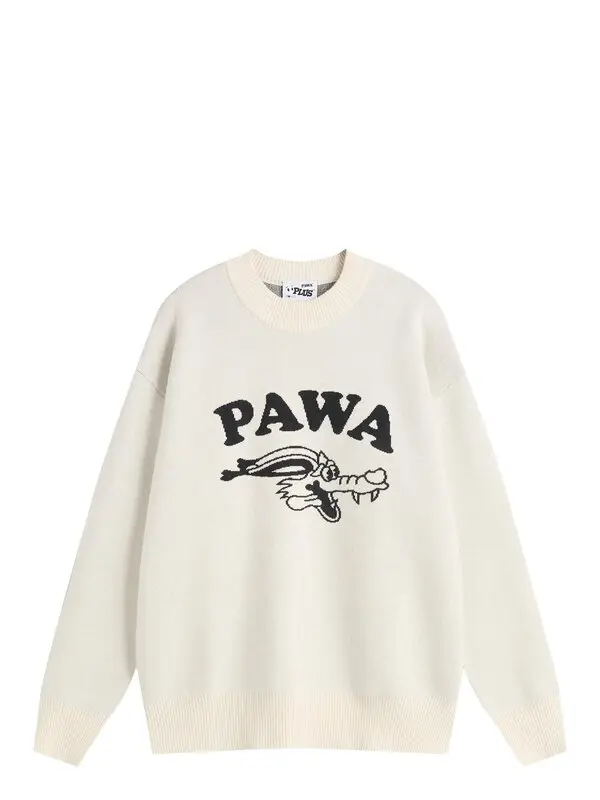 PAWA SPEED SPORTS Doggo Knit Sweater - Cream