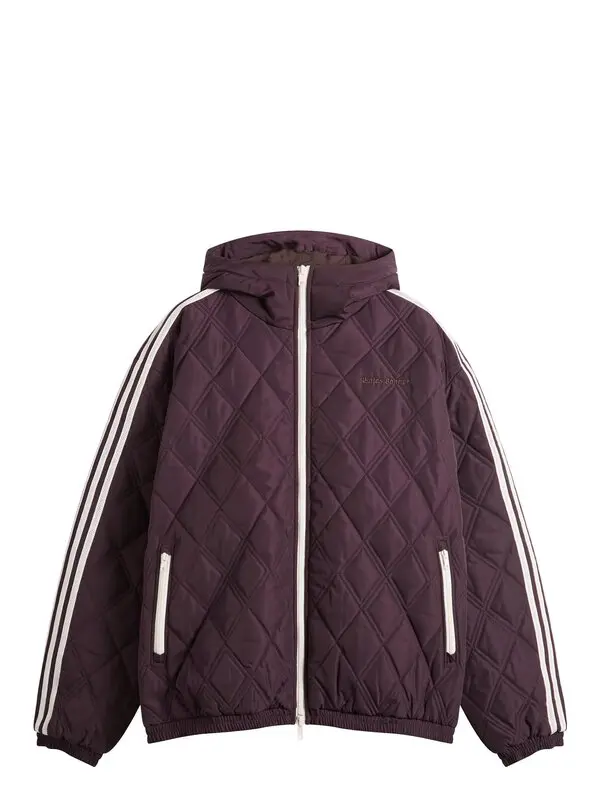 Adidas X Wales Bonner Quilted Jacket - Shadow Maroon