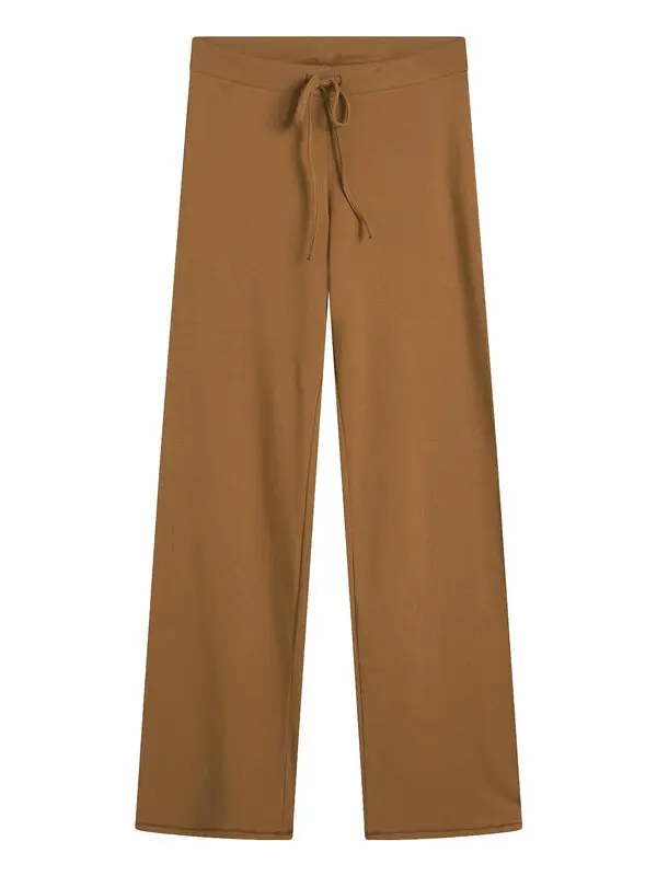 SKIMS Cotton Jersey Straight Leg Pant - Chai