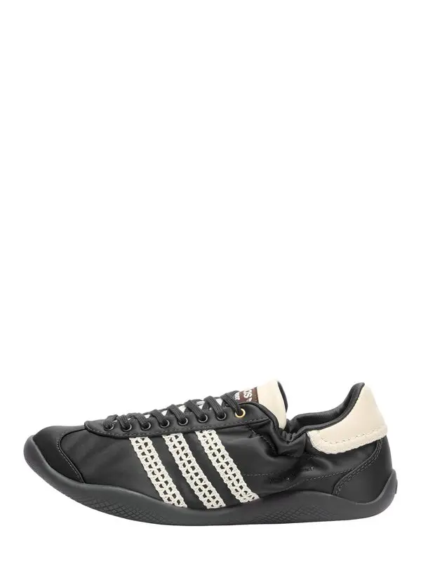 Adidas X Wales Bonner Karintha Lo Satin Sneaker - Core Black/dark Brown/cream White