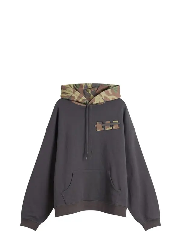 TTT MSW Camo Logo Hoodie - Charcoal Gray