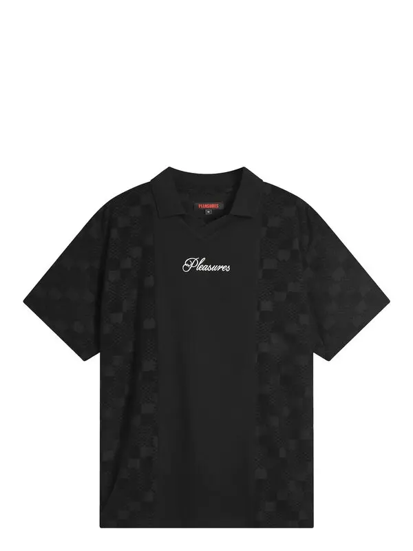 PLEASURES Planets Polo Shirt - Black