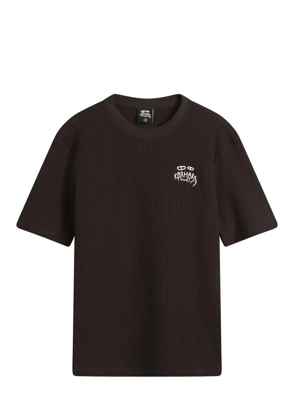 KARMA8A Rive Gaufre T-shirt - Brown