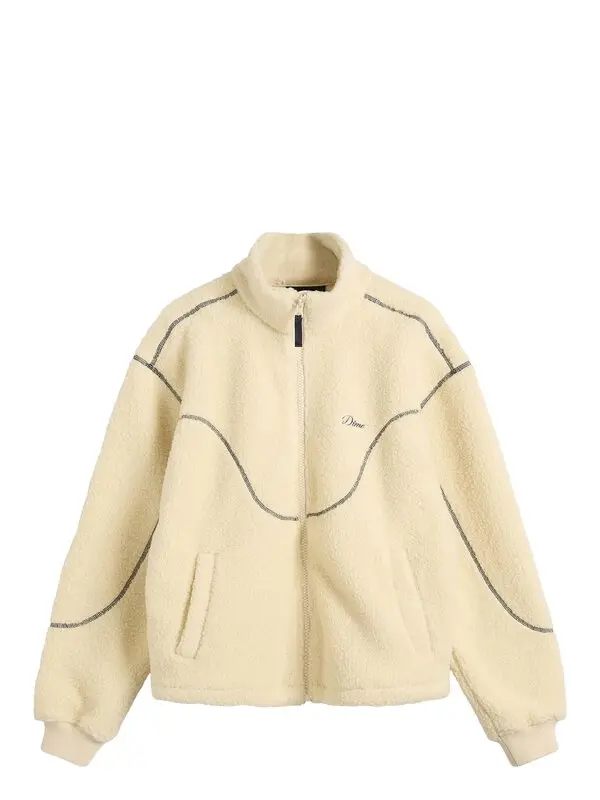 DIME Polar Fleece Sherpa Zip - Cream