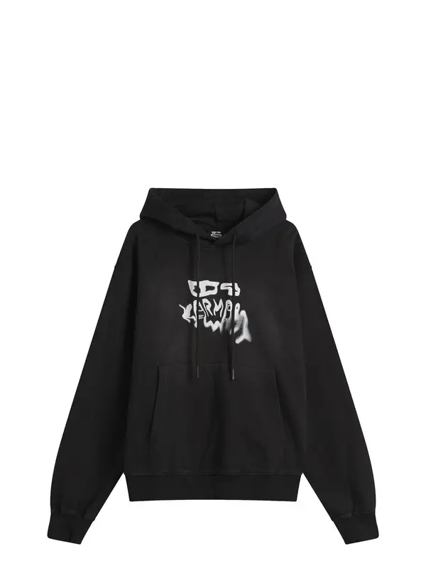 KARMA8A Chalk Logo Hoodie - Black