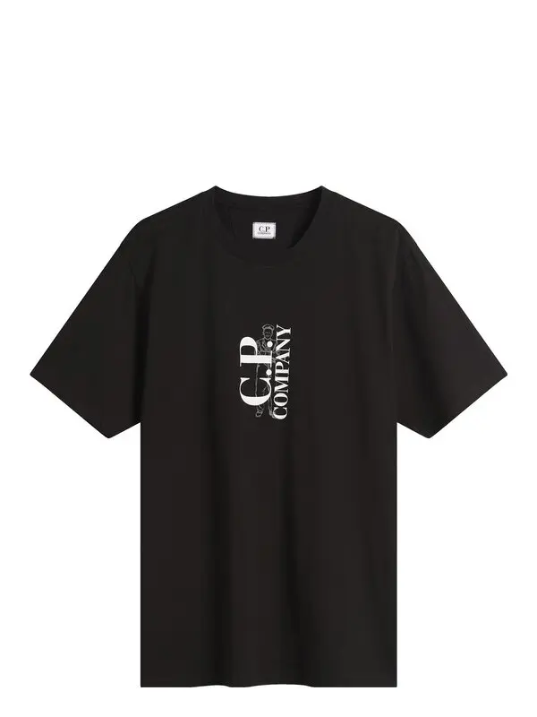 C.P. COMPANY Sailor T-shirt - Black