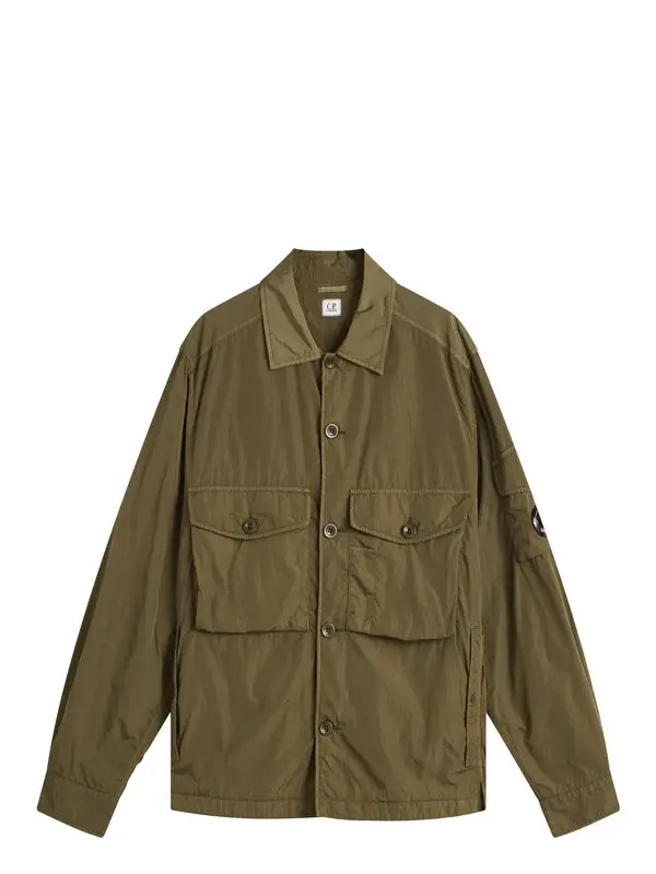 C.P. COMPANY Chrome-r Overshirt - Ivy Green