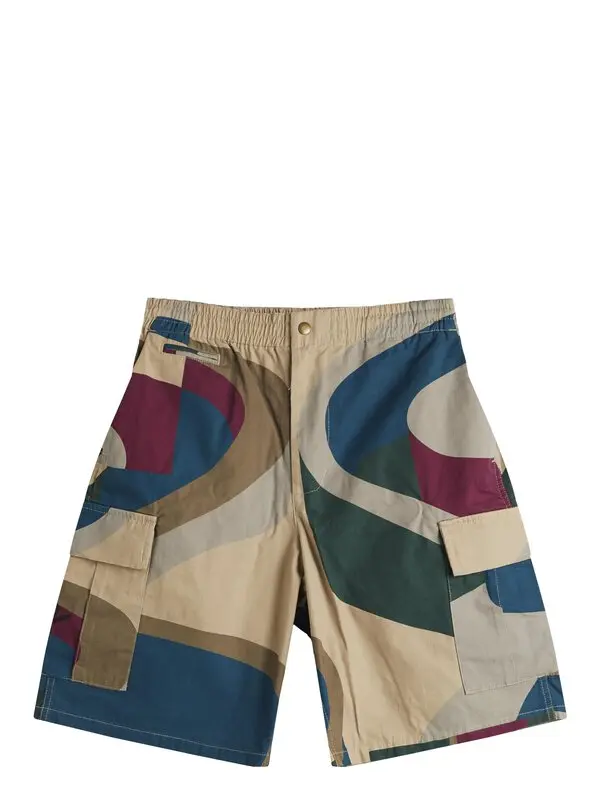 PARRA The Wall Camo Shorts - Sand