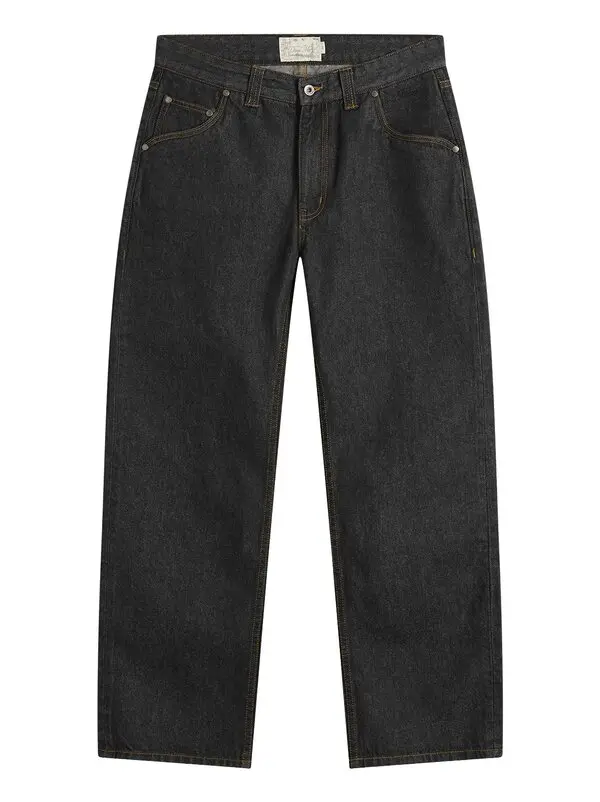 DIME Straight Denim Pants - Black Washed