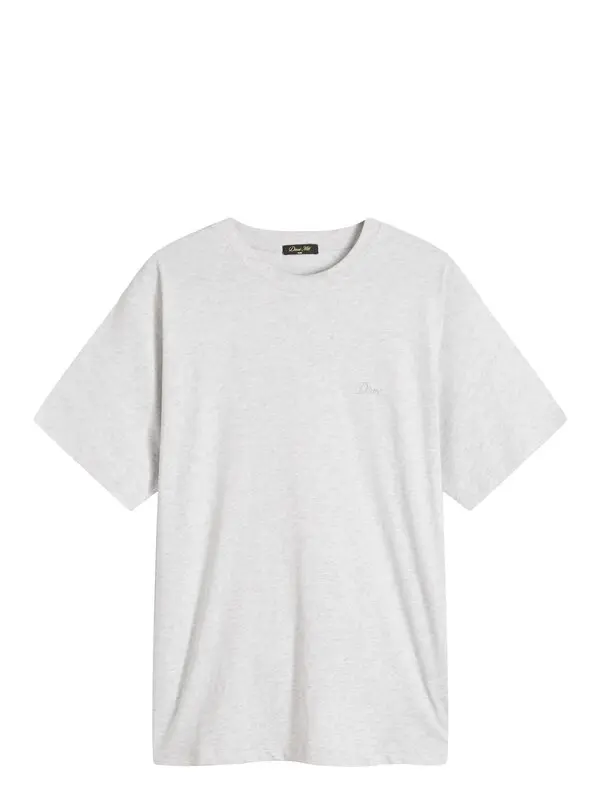 DIME Cursive Logo T-shirt - Ash
