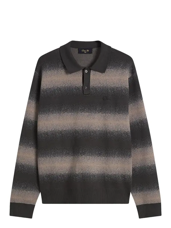 DIME Striped Rugby Knit - Charcoal Multi