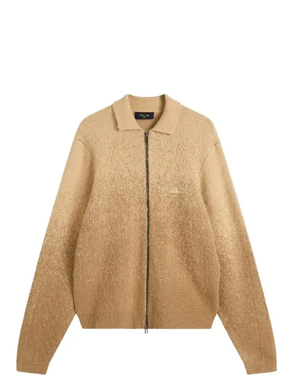 DIME Mohair Double Zip Knit - Camel