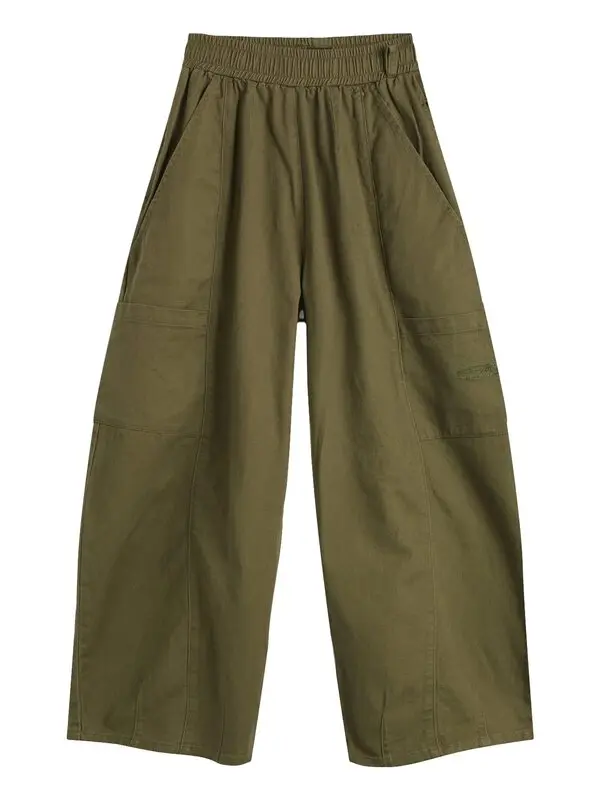 BENE CULTURE Big Ol' Rounders Trousers - Forest Green