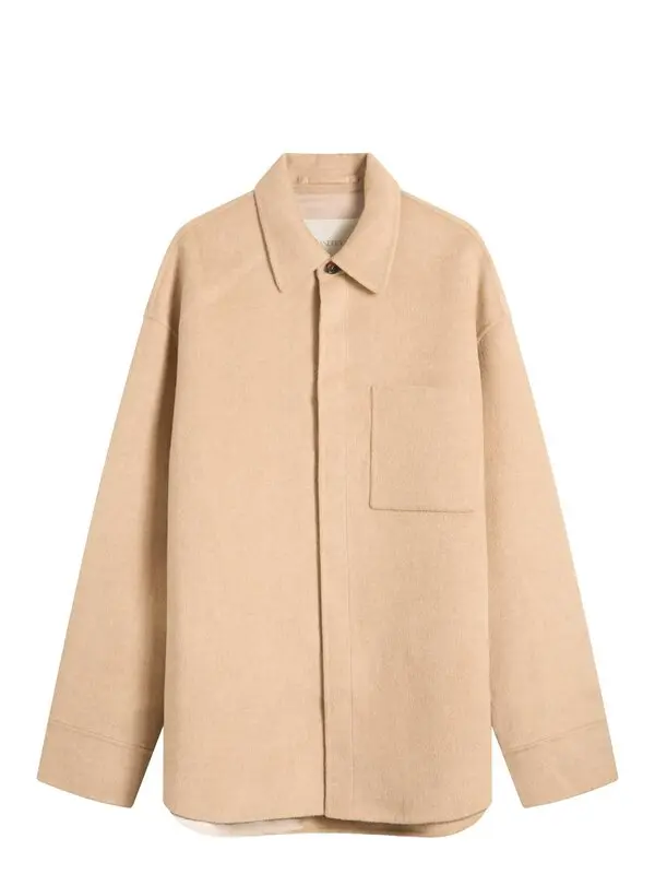JW Anderson Oversized Shirt Jacket - Clay Melange