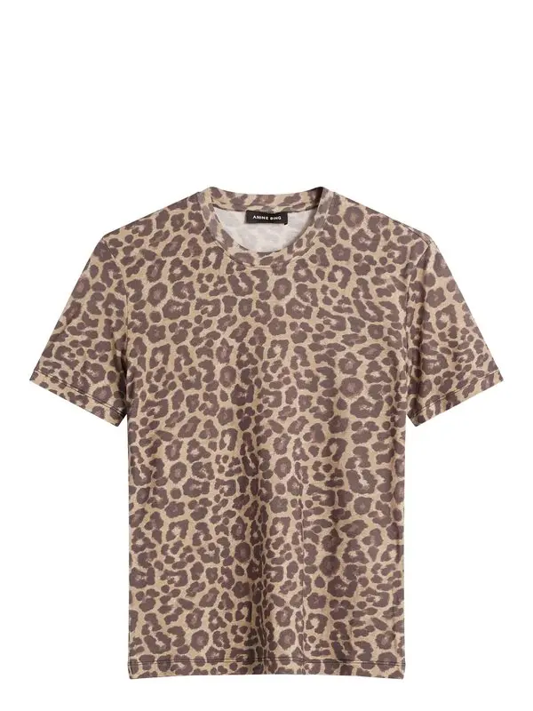 ANINE BING Sylvie T-shirt - Leopard