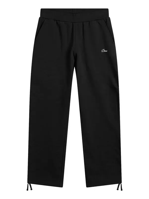 DIME Cursive Logo Sweatpants - Black