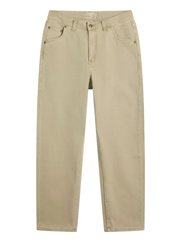 DIME Classic Relaxed Denim Pants - Khaki