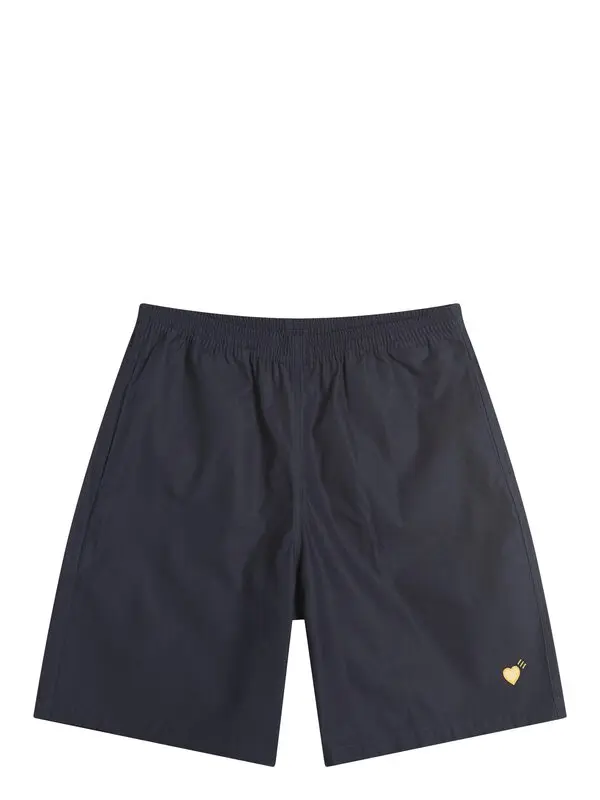 HUMAN MADE Heart Beach Shorts - Navy