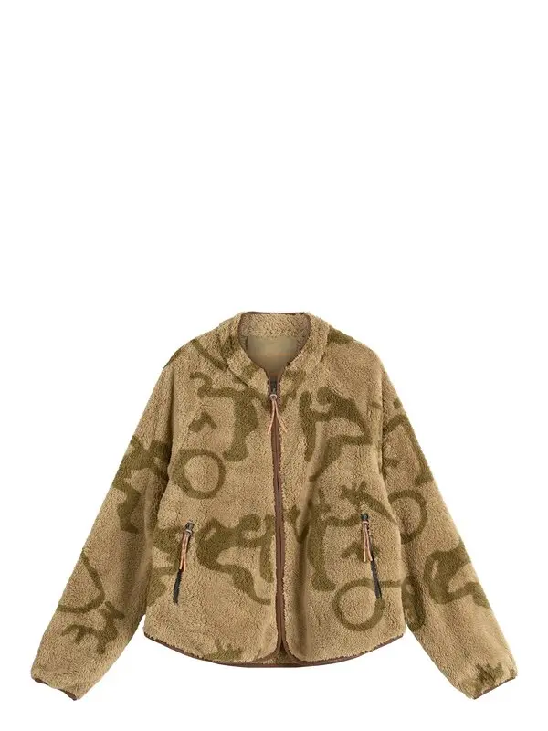 KA_YO_PROTOTYPE Petroglyph Fleece Jacket - Mole