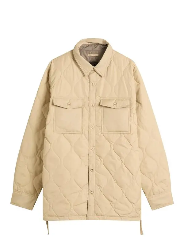 Taion Military Down Shirt - Cream