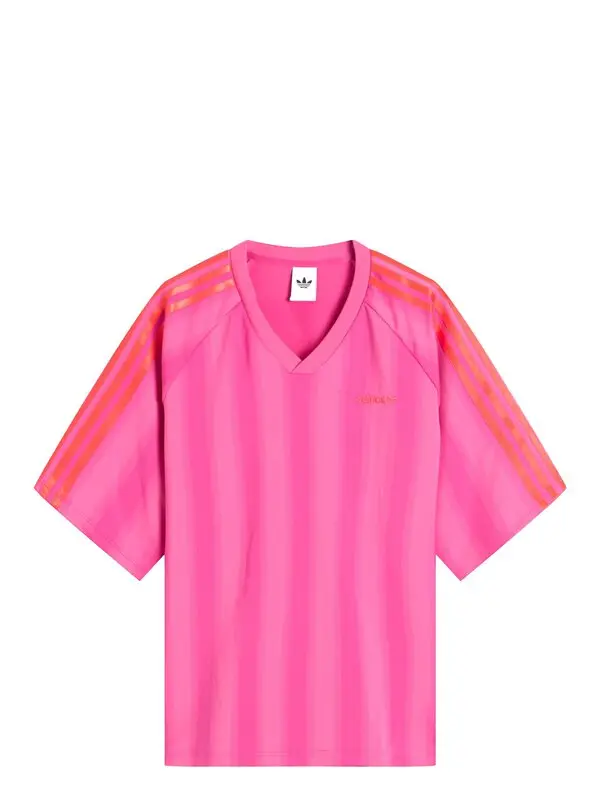 Adidas Loose Linear T-shirt - Semi Lucid Fuchsia