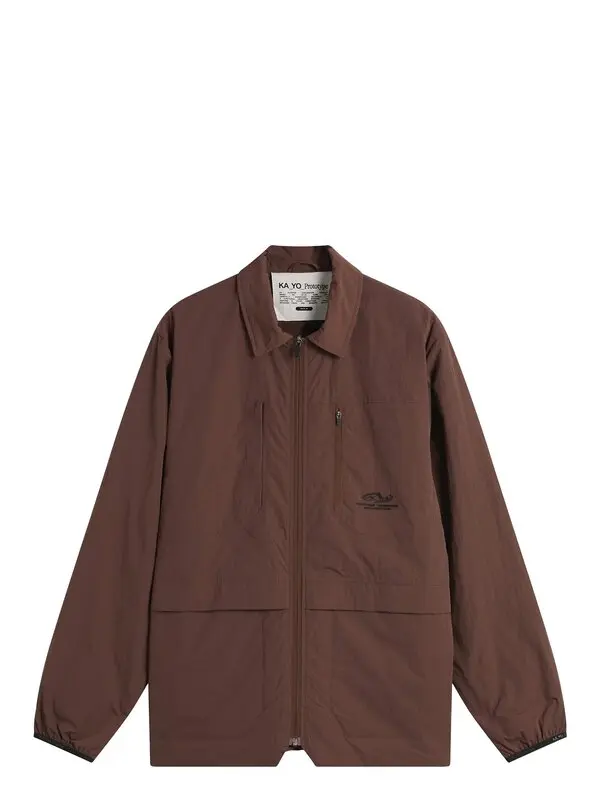 KA_YO_PROTOTYPE Insulated Overshirt - Burnt Wine