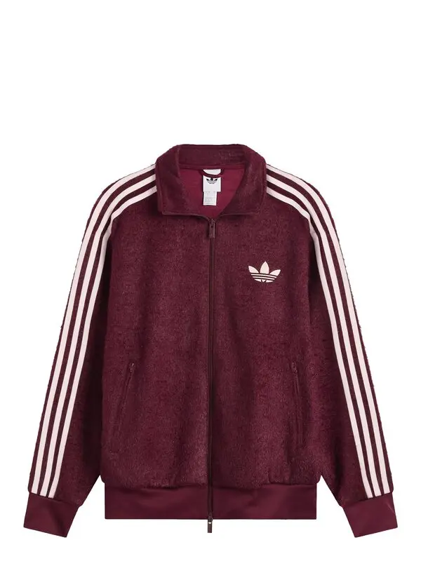 Adidas Mohair Firebird Track Top - Maroon