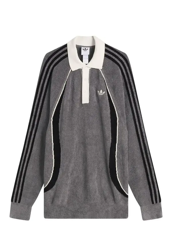 Adidas Wicons Polo - Grey Strata/black/off White