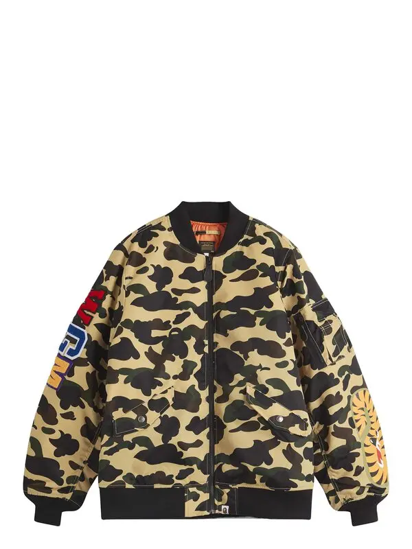 A BATHING APE 1st Camo Sharka-1 Jacket - Yellow