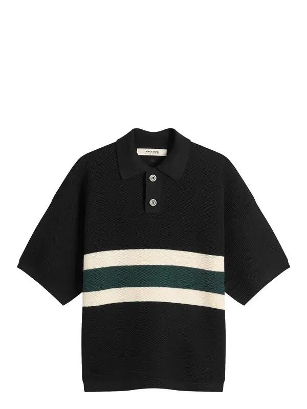 ABOUT:BLANK X Polo - Black