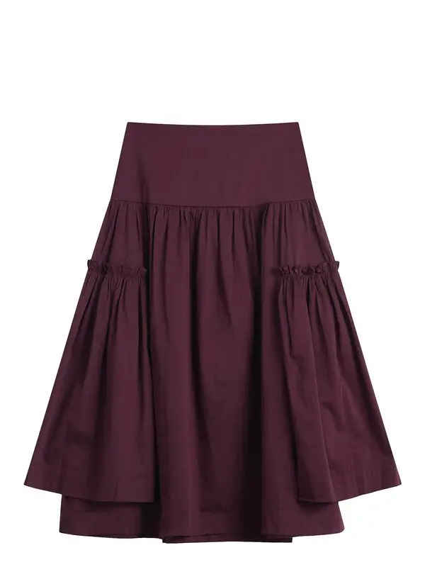 DAMSON MADDER Berta Midi Skirt - Fig