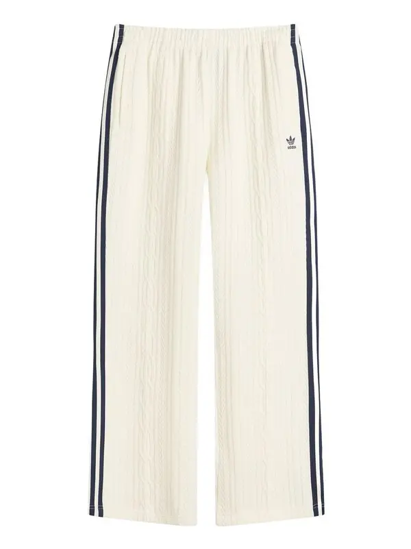 Adidas Knit Classic Track Pant - Off White