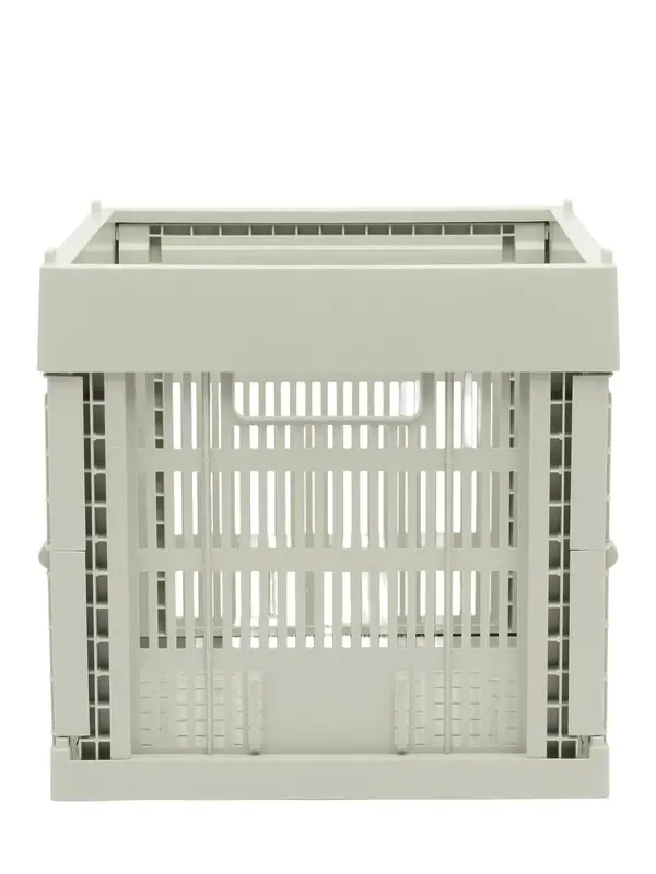 HAY Cube Recycled Crate - Grey