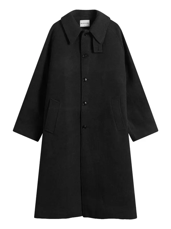 MKI MIYUKI ZOKU Wool Car Coat - Charcoal